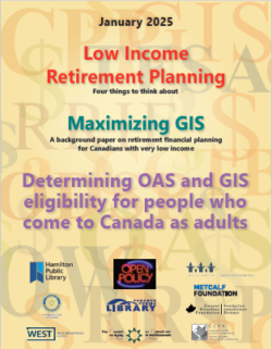 Retiring on a low income | Open Policy Ontario